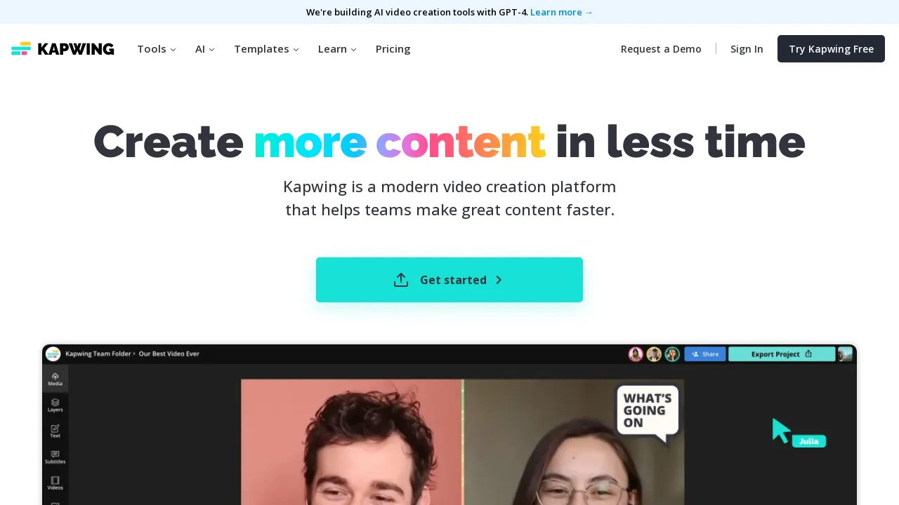 Kapwing AI - BestofAI